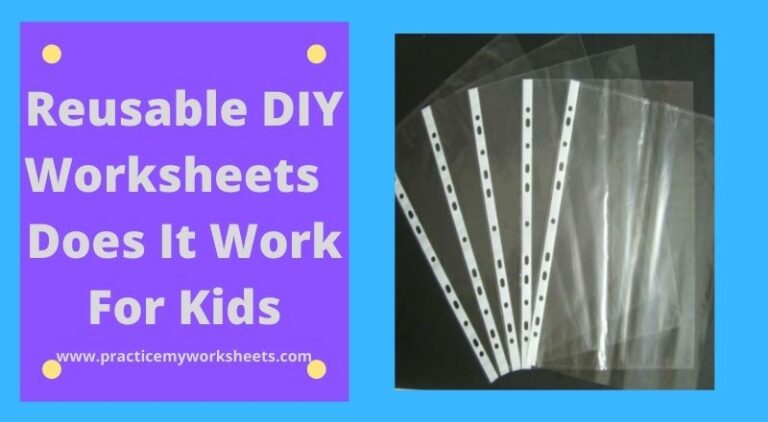 Reusable DIY Worksheets | Does It Work For Kids