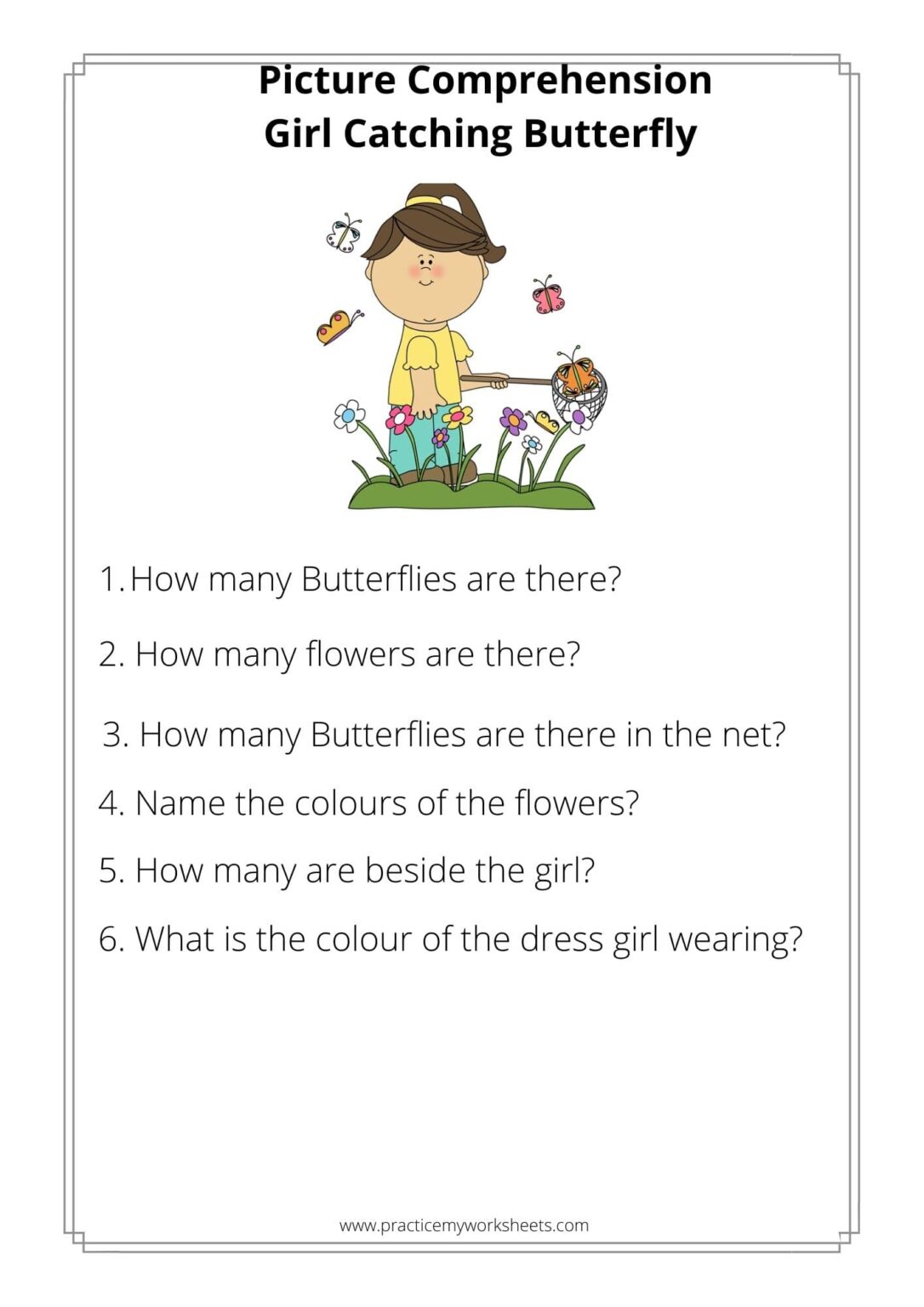 The Significance of Picture Comprehension | Free worksheets