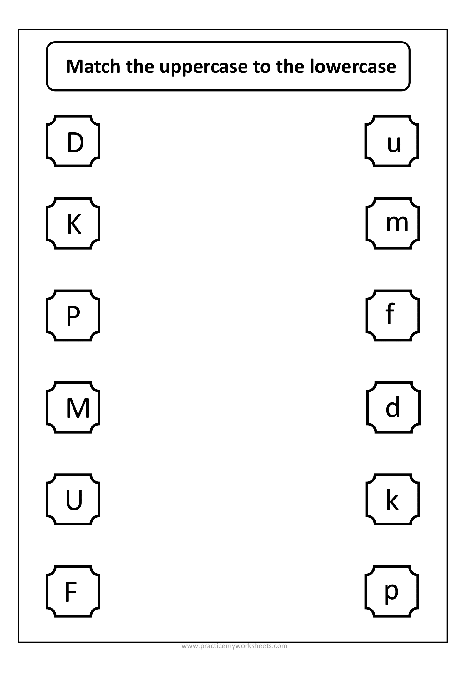 English Alphabet Practice | Free Worksheets - Practice My Worksheets