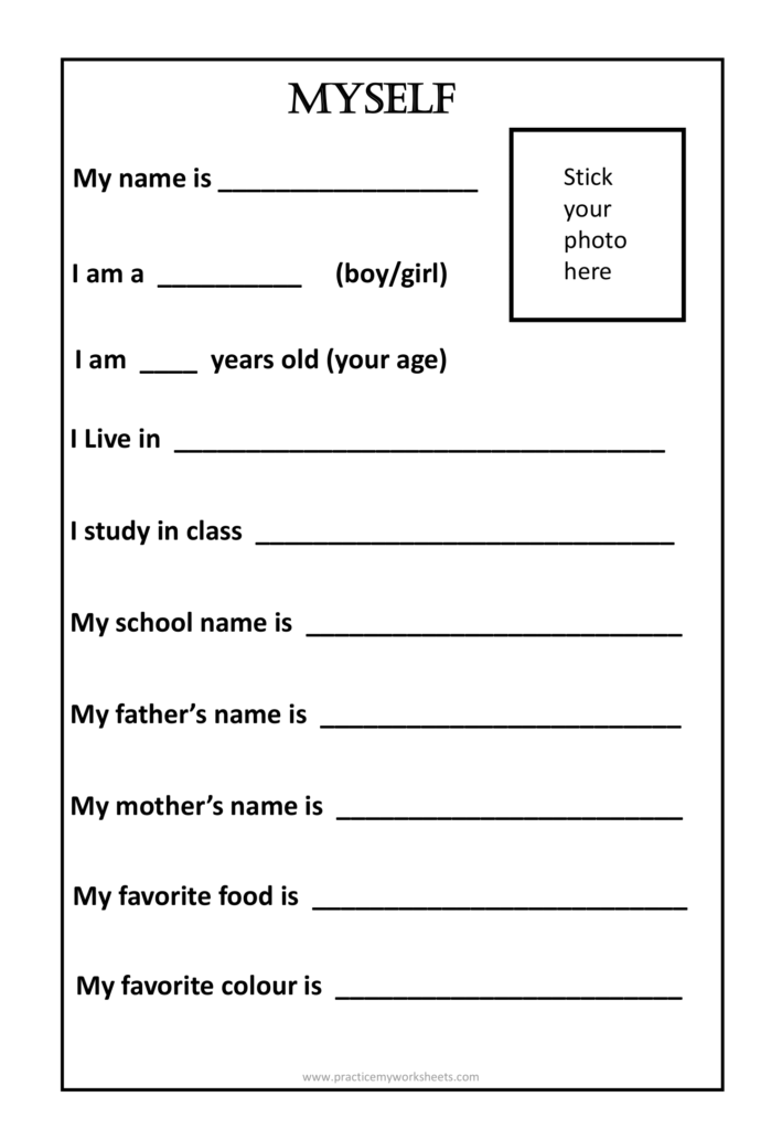 Me and My Family Fun Activity | Free Worksheets