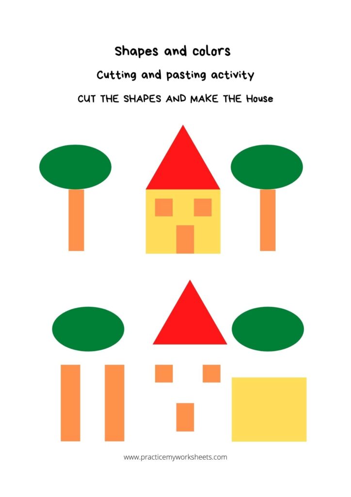 10 Fun DIY Activity for Shapes and Colors - Free worksheets