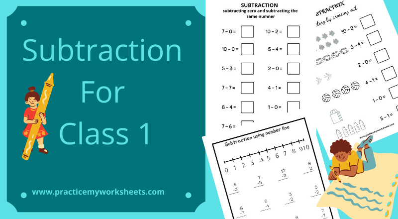 Subtraction for Class1 | Free Worksheets