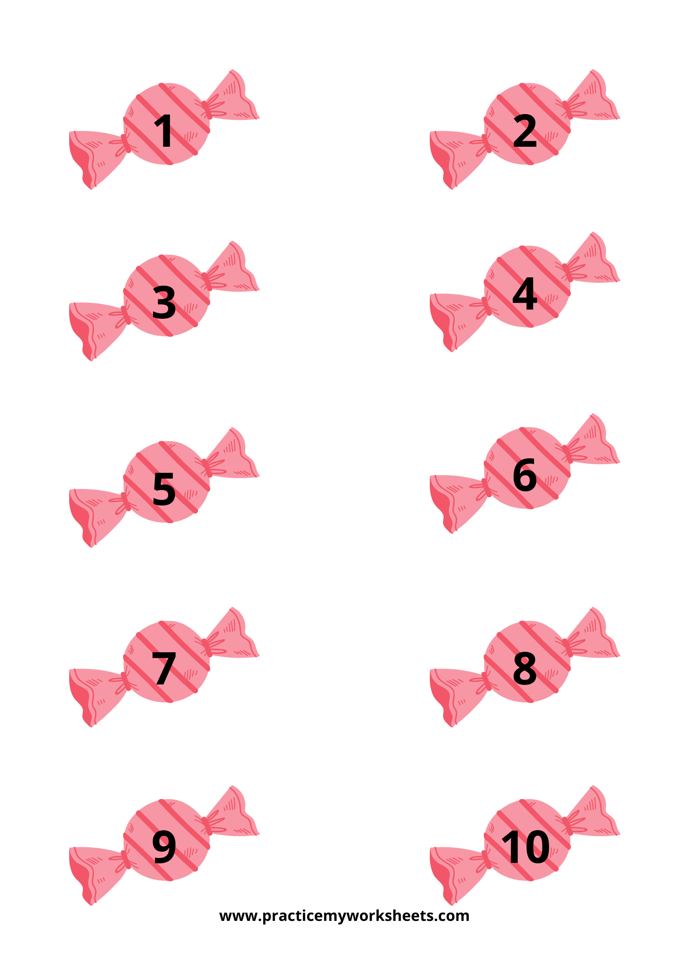 Numbers For Preschoolers | Free Worksheets