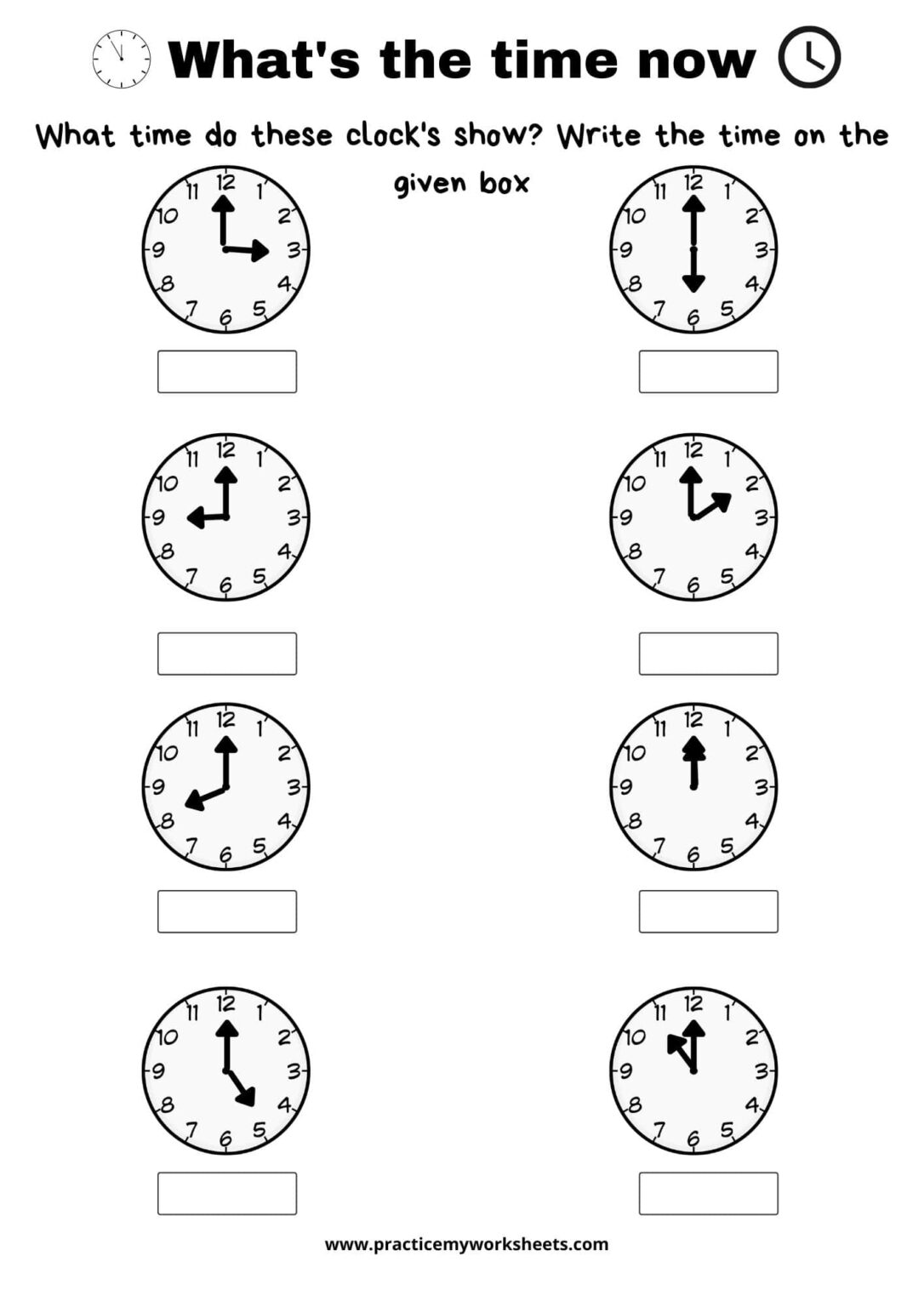 time-for-class-1-free-worksheets