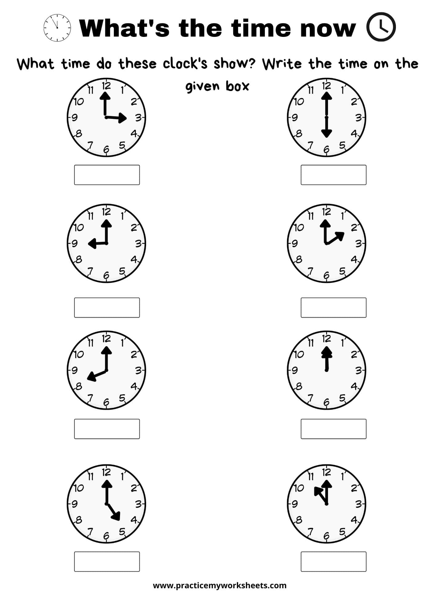 time-for-class-1-free-worksheets