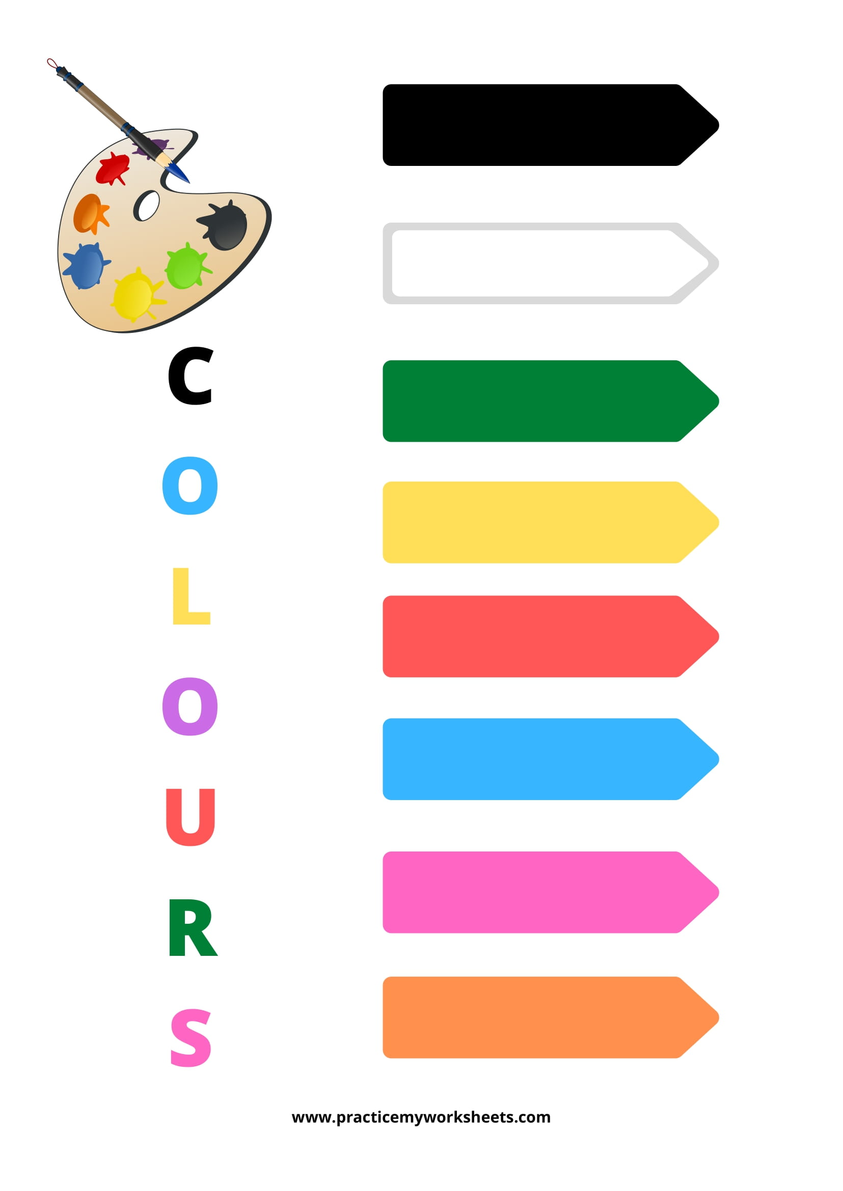 Shapes, Colours and Numbers Free Printables For Preschoolers