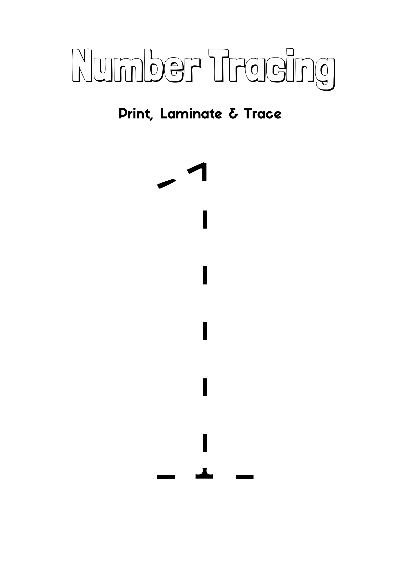 Numbers For Preschoolers | Free Worksheets