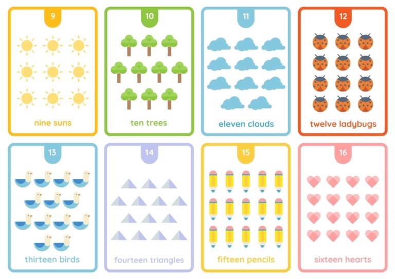 Numbers For Preschoolers Free Worksheets