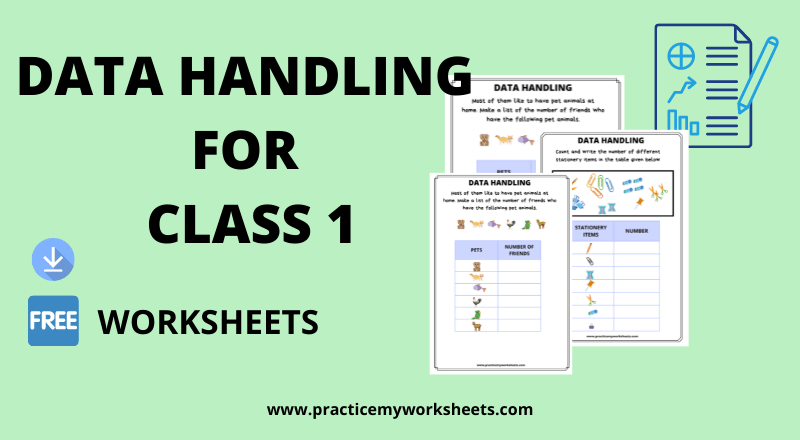 Data Handling For Class1 Free Worksheets