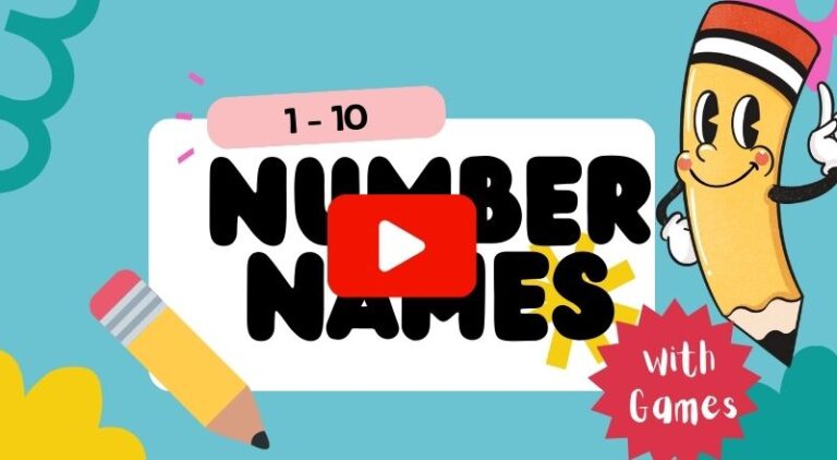 Tricks To Teach Number Names | Free Worksheets