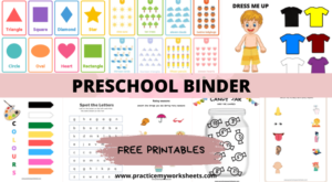 Preschool Binder for Homeschooling kids | Free Printables