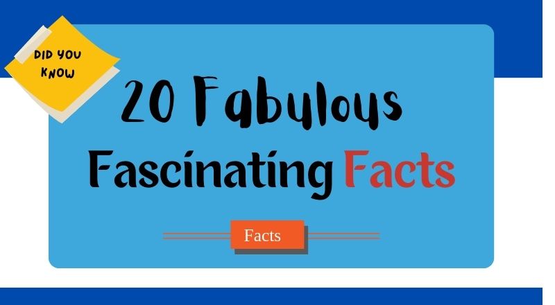 20 Fabulous Fascinating Facts