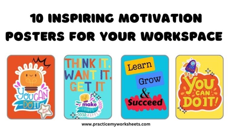 10 Inspiring Motivation Posters for Your Workspace